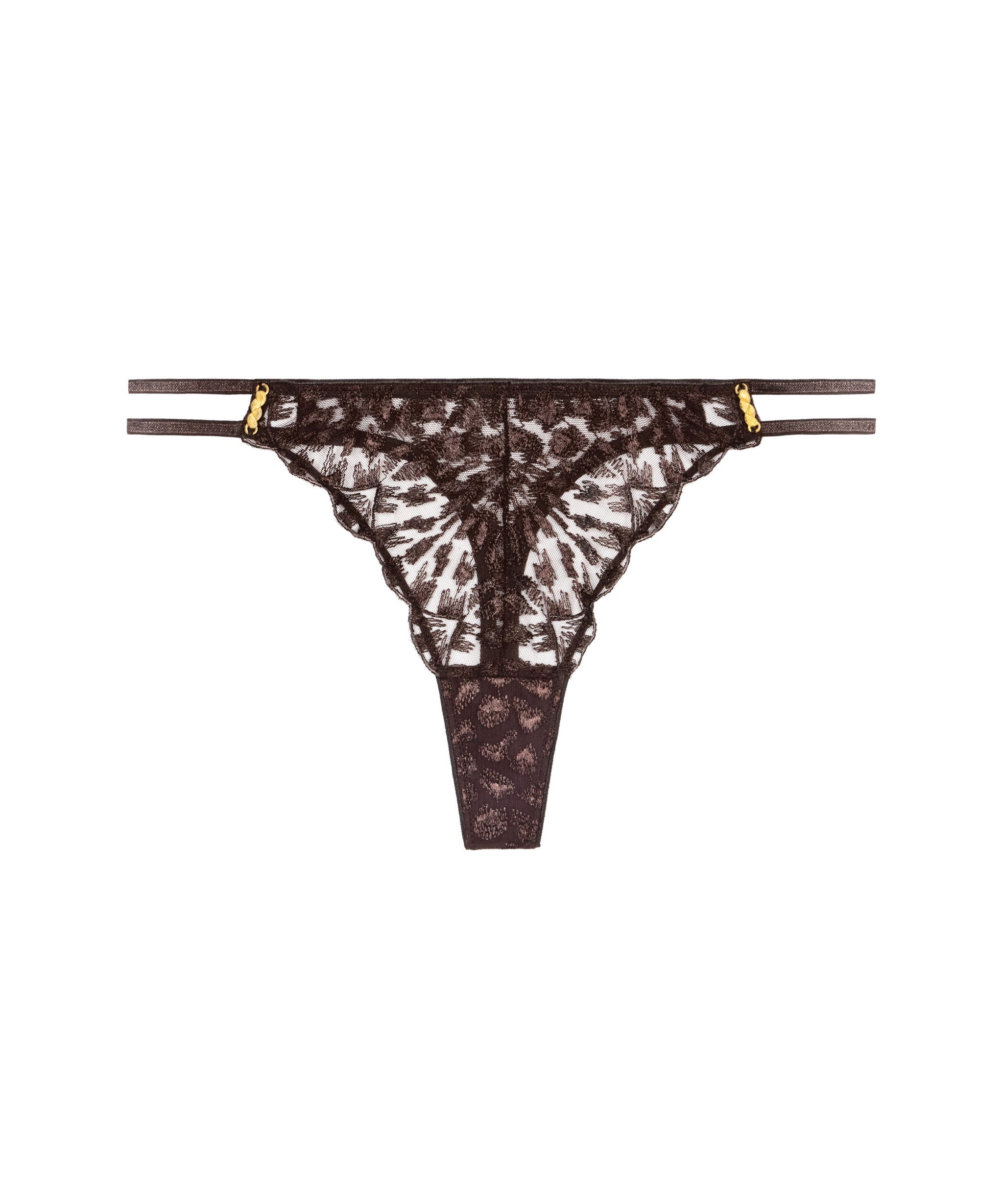 Crazy in Love Satin Brown String | Aubade